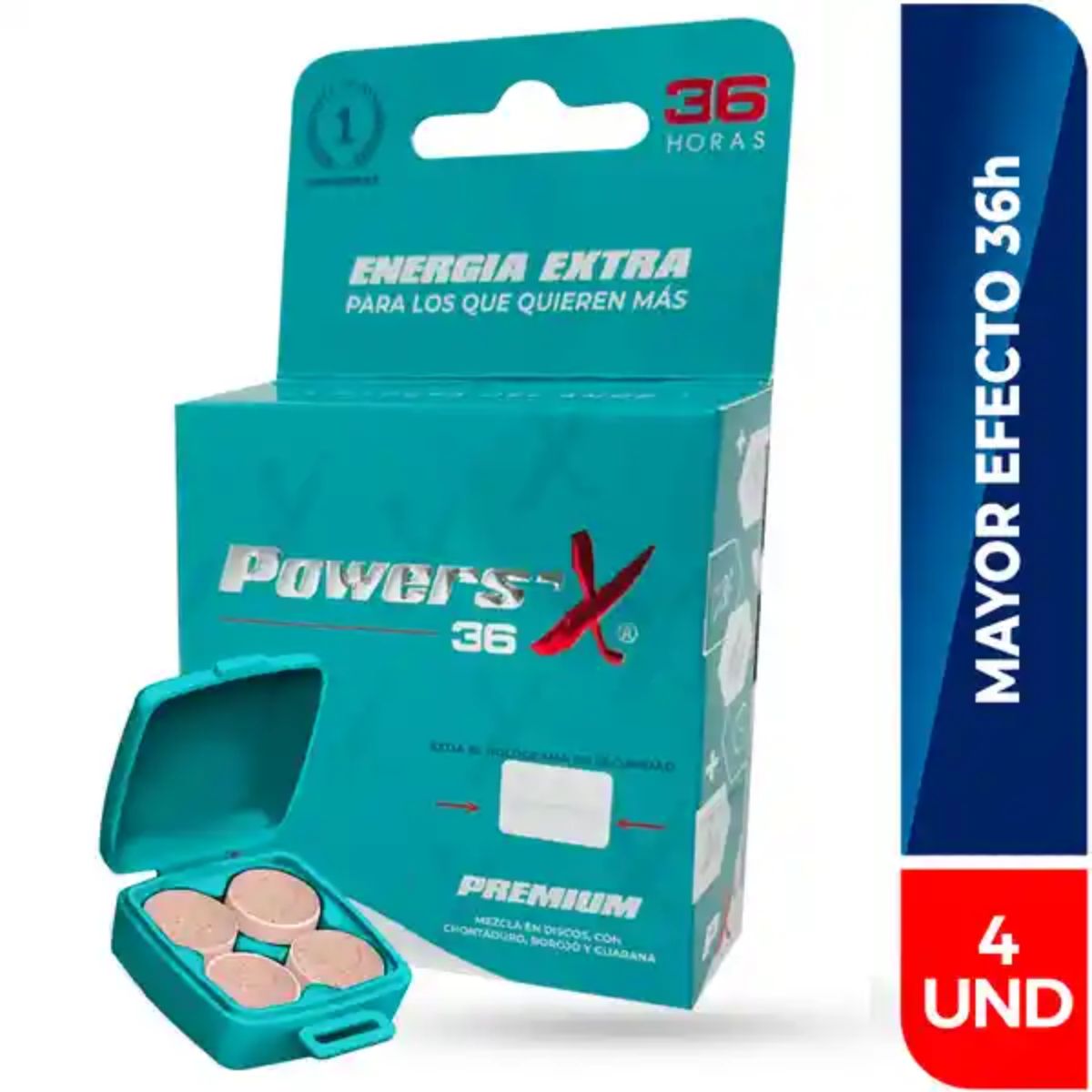 PowersX 36 Premium 4 Tabletas – miproducto.com.co