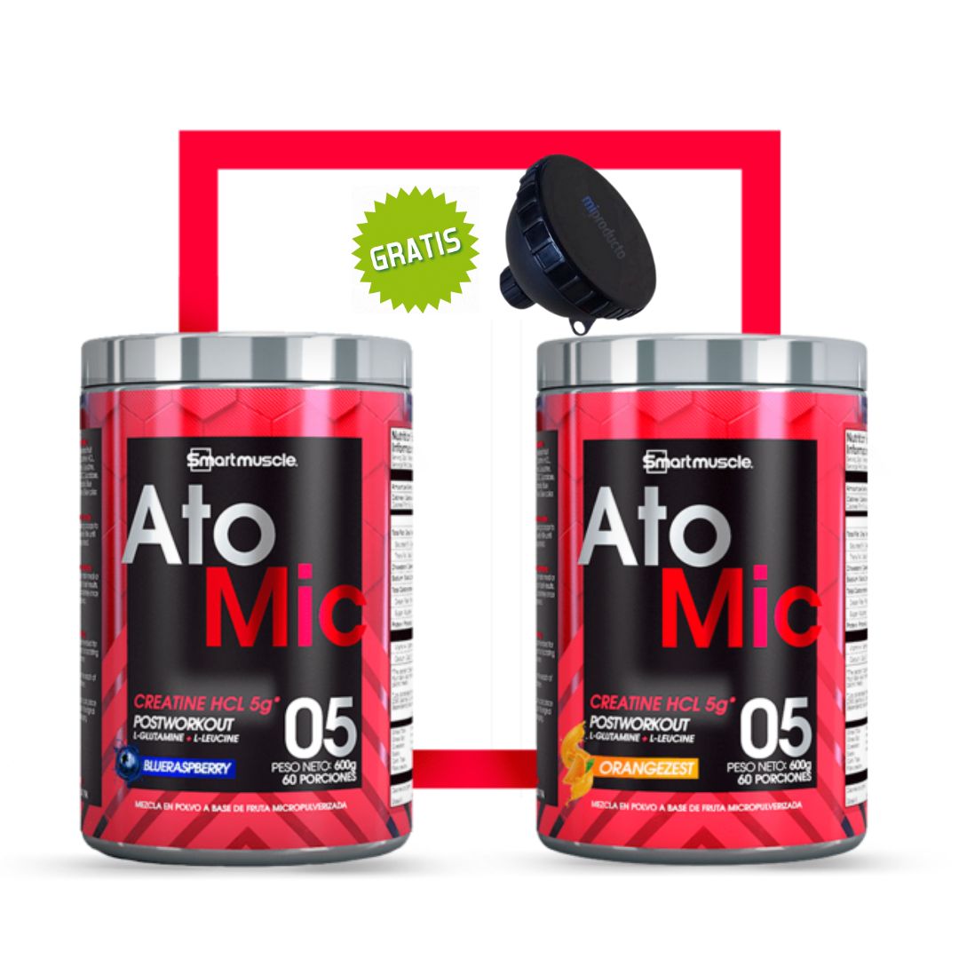 ATOMIC (CREATINA HCL 5G) 600GR - SMART MUSCLE – miproducto.com.co