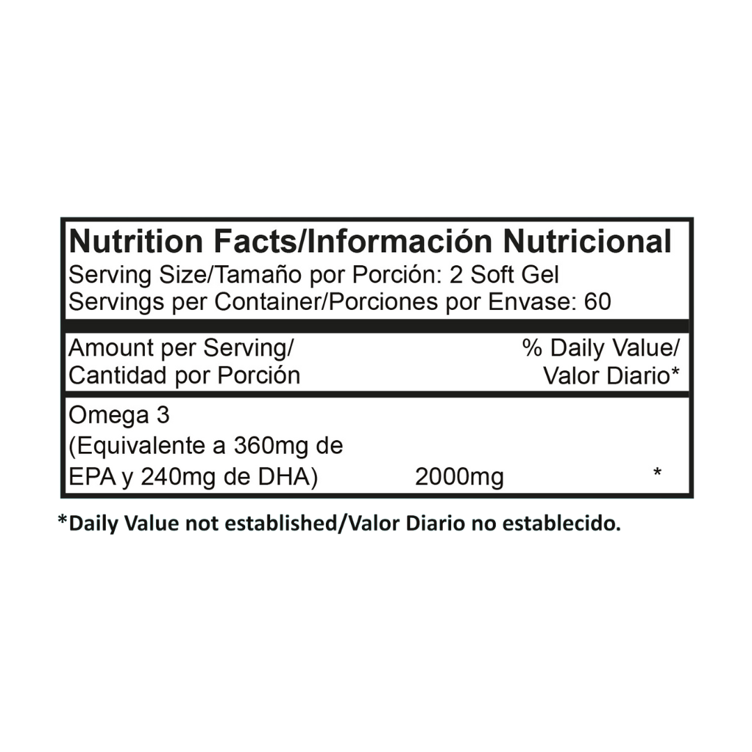 Omega 3 dha - epa 120 capsulas | Proscience – miproducto.com.co